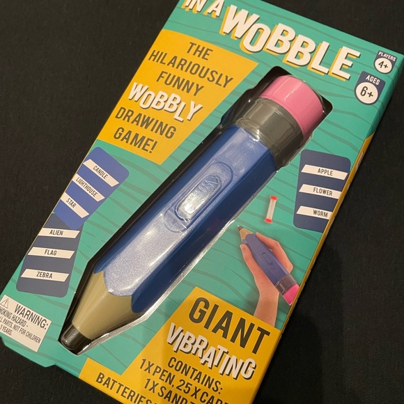 Paladone | Toys | Nib Paladone In A Wobble Giant Vibrating Pencil Game ...